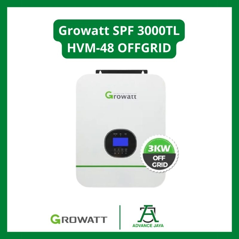Jual Growatt Off Grid Inverter SPF 3000TL HVM-48 | Shopee Indonesia