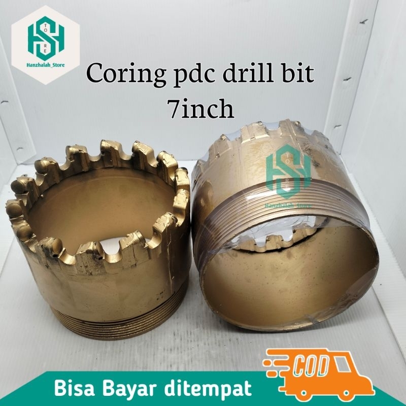 Jual MATA BOR CORING PDC 7INCH DRILL BITE/MATA BOR TEMBUS BATUAN UNTUK ...