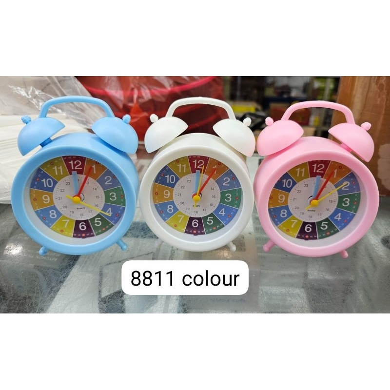 Jual Jam alarm clock weker murah warna dan glow nyala dalam gelap murah ...