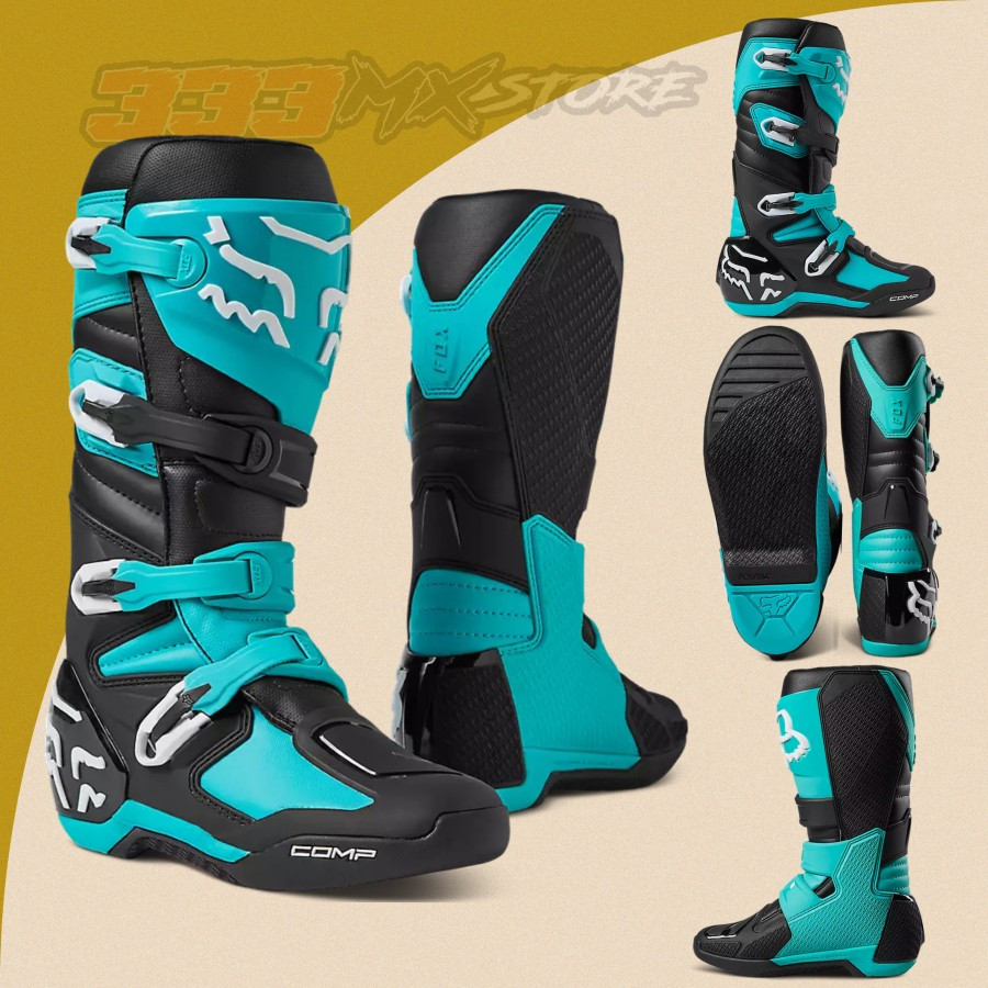Jual Boots FOX Comp Teal Sepatu Boots FOX Comp Teal Cross Trail ...