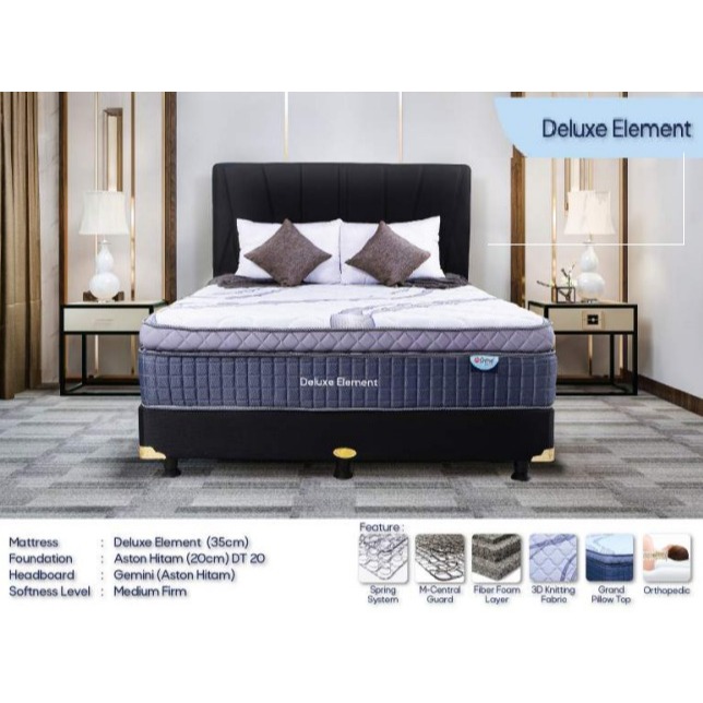 Jual Central Springbed Deluxe Element Pillow Top T. 35cm Kasur Central ...