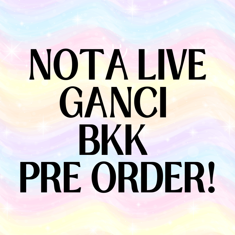 Jual PRE ORDER BKK GAK READY! NOTA LIVE GANCI BKK SUPER MURAH | Shopee Indonesia