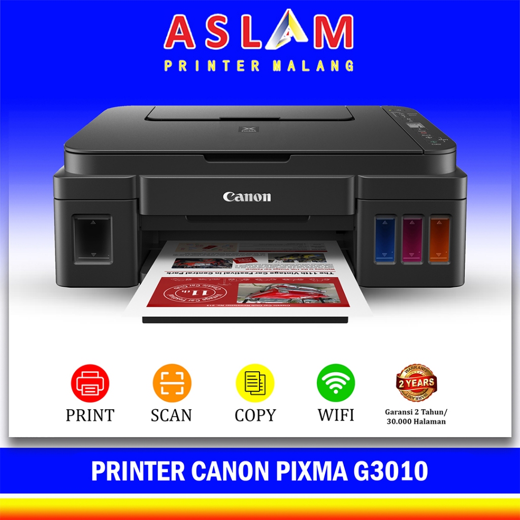 Jual Printer Canon G3010 G 3010 Wireless Mutifunction Ink Tank Printer ...