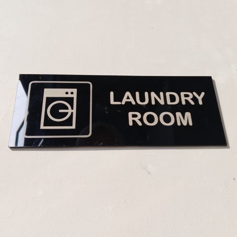 Jual Signage Pop Up Laundry Room | Sign Ruang Laundry | Hiasan Ruang ...
