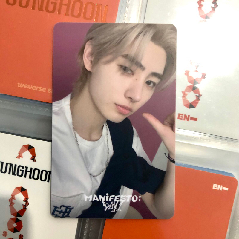Jual photocard pfficial pc enhypen sunghoon lucky draw ld hybe insight ...