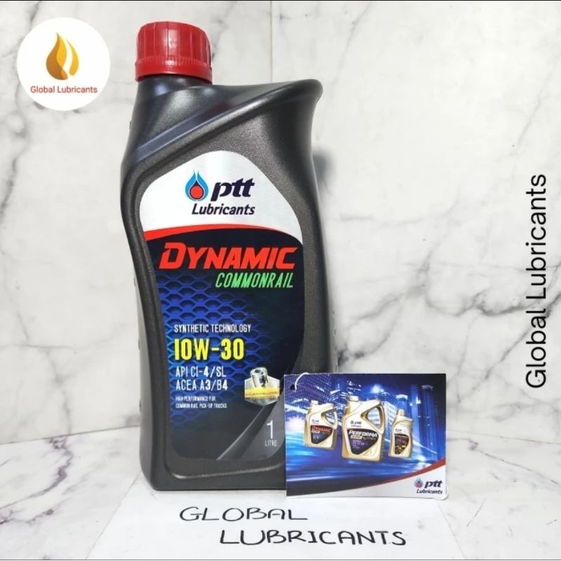 Jual PTT Dynamic Commonrail 10W-30 10W 30 1 Liter (Oli Diesel/ Bensin Synthetic) | Shopee Indonesia