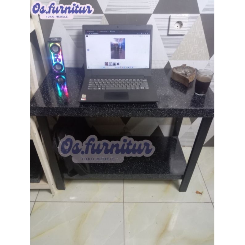Jual Meja Laptop Minimalis Gaming Dan Printer Rak Susun kayu Belajar ...