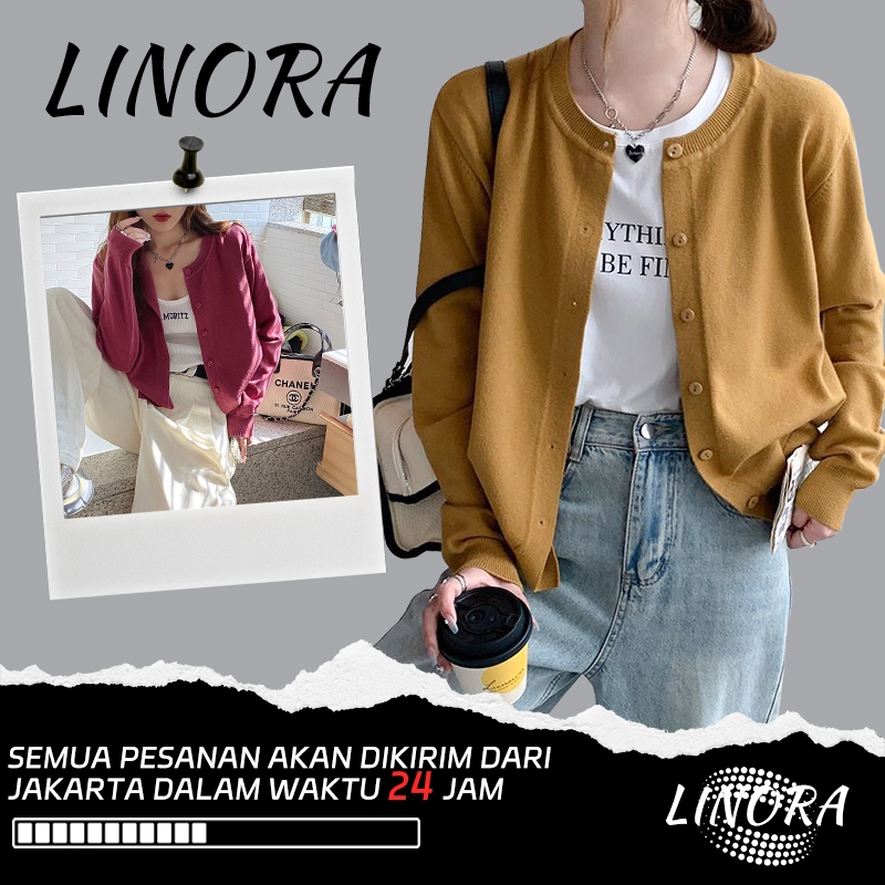 Jual LINORA - Cardigan Vierlin Soft Knit Import - Outer Wanita Knit - Kardigan Wanita Rajut ...