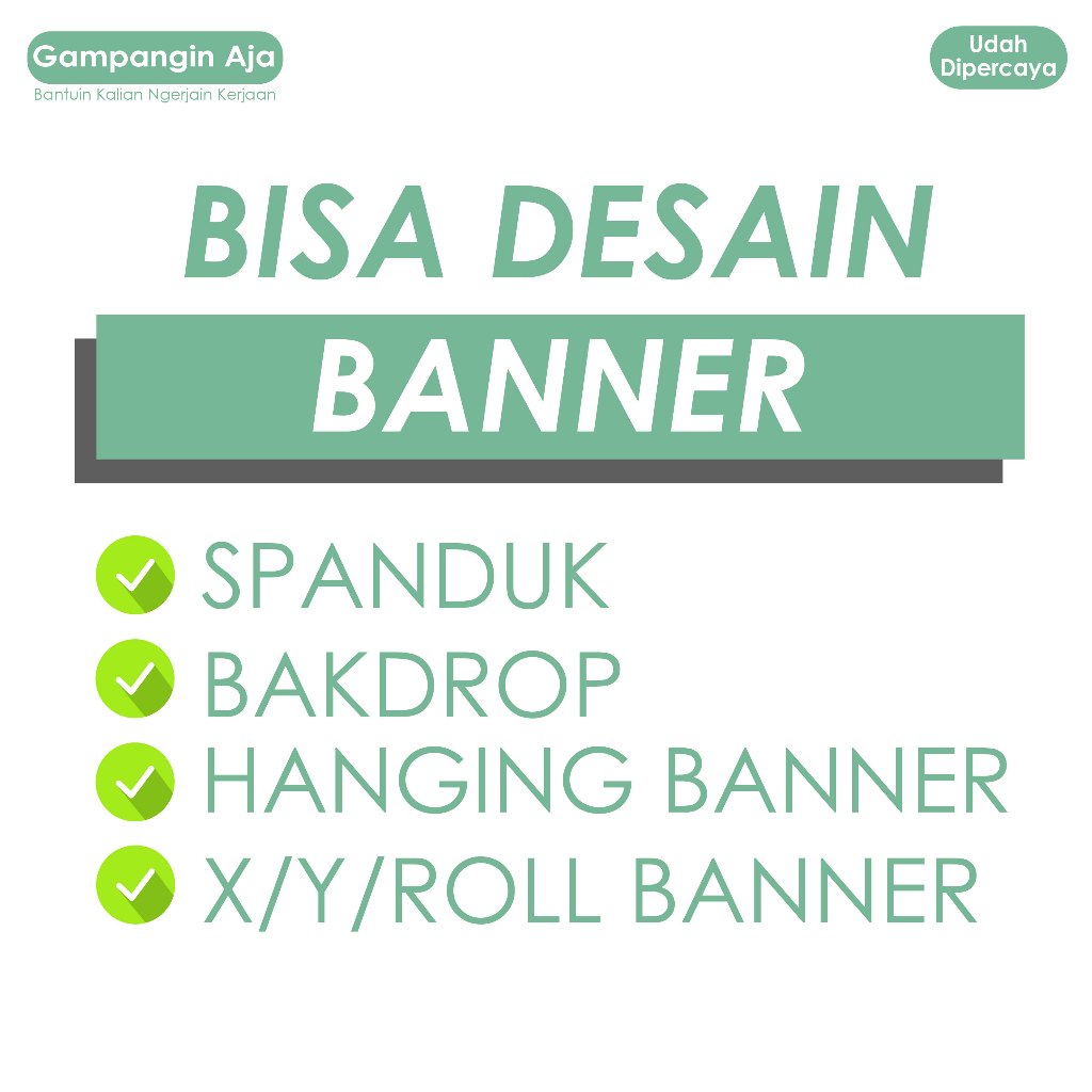 Jual Jasa Banner Desain Cetak Cepat 100 Asli Shopee Indonesia