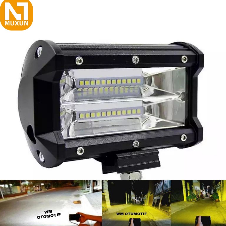 Jual KODE I22F Lampu sorot LED 1224 Volt 2 baris truk Bus Tronton ...