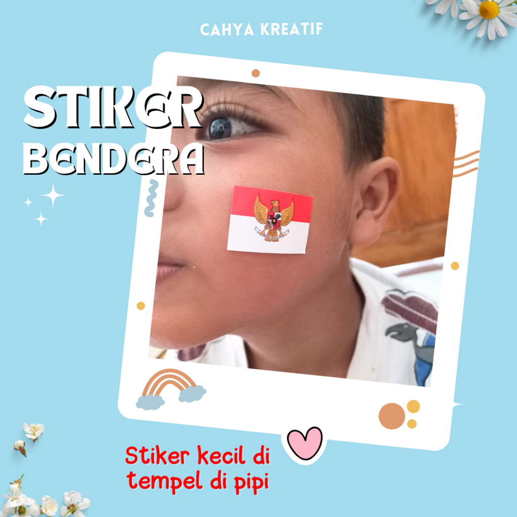 Jual Sticker stiker pipi hut RI dirgahayu indonesia | Shopee Indonesia