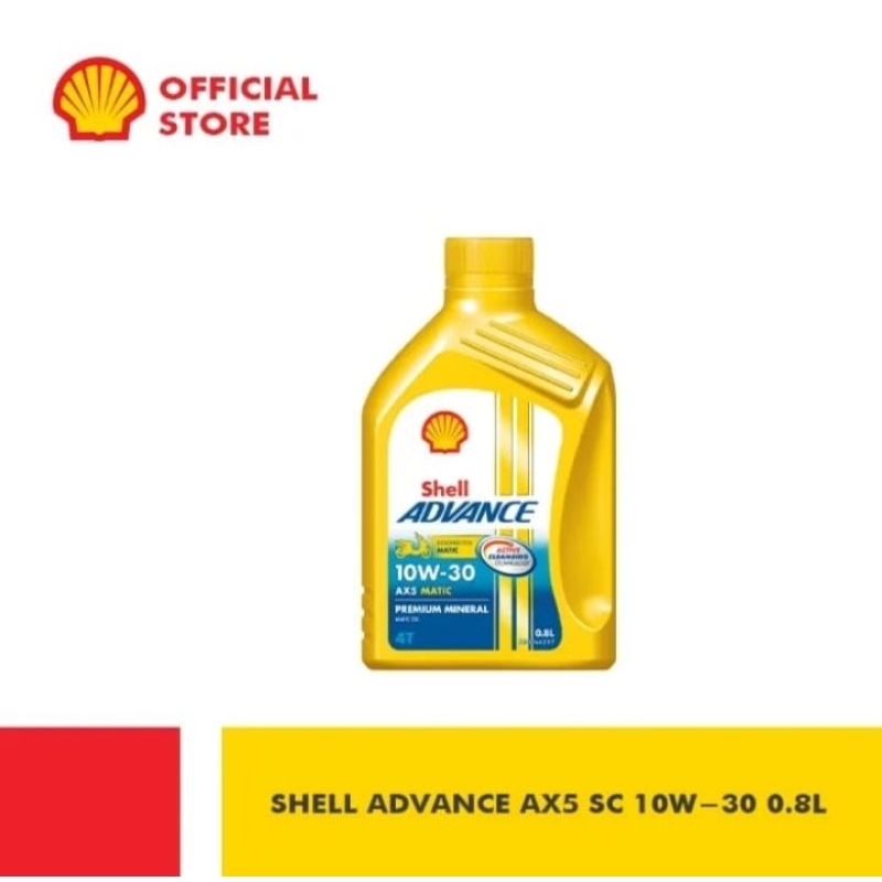 Jual Oli Motor Shell Advance AX5 Scooter 10W-30 (0.8L) | Shopee Indonesia