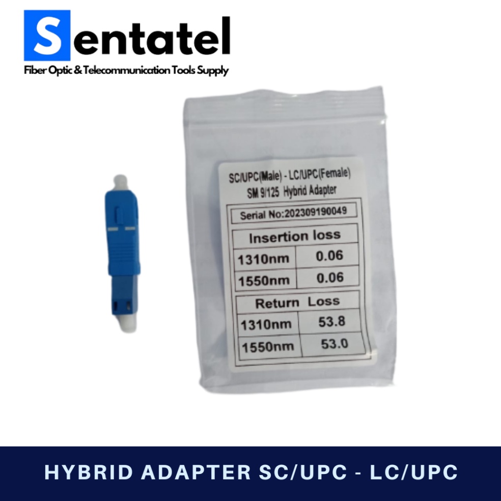 Jual KODE N92X HYBRID ADAPTER LC UPC FEMALE TO SC UPC MALE SM9 125 HYBRID ADAPTER | Shopee Indonesia