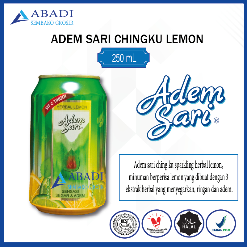 Jual Adem Sari CHINGKU Minuman Herbal Lemon 320ml | Shopee Indonesia
