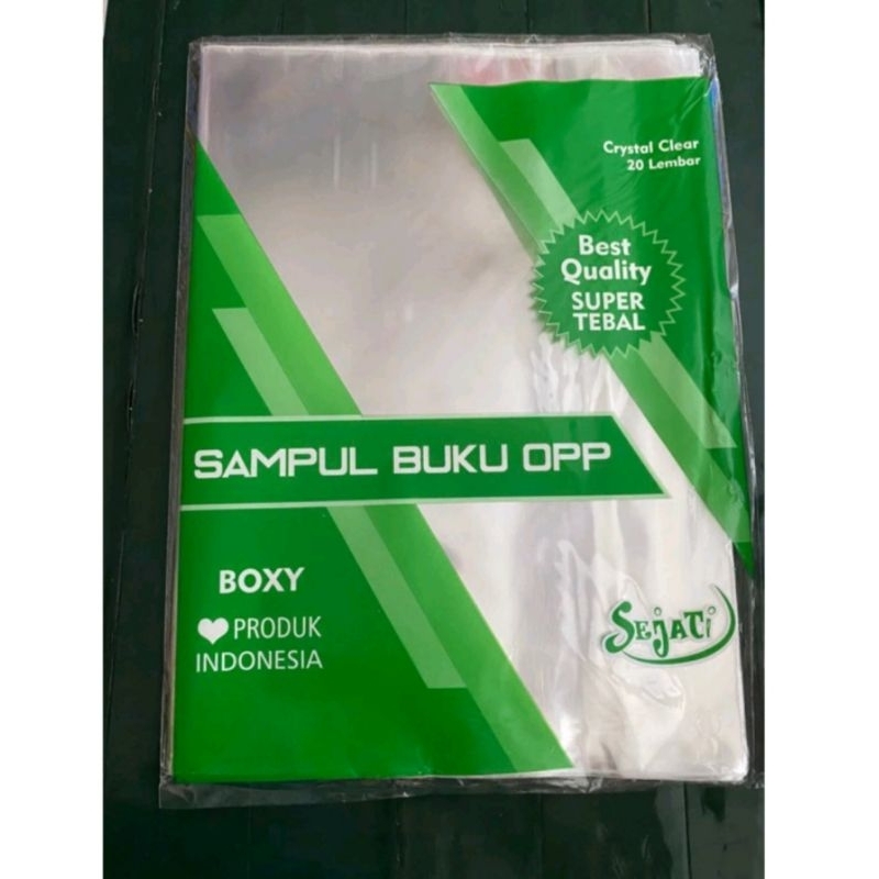 Jual Sampul Buku Plastik Ukuran Boxy/Kwarto Harga Per Bungkus isi ...