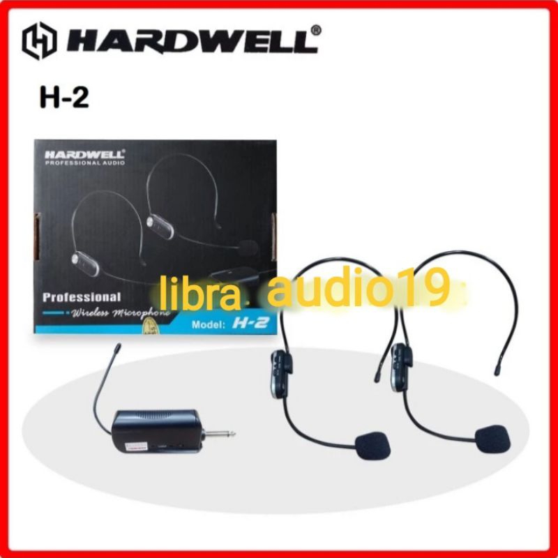 Jual Mic Wireless dual Headset Hardwell H 2 Original dan Soundcard v8 ...