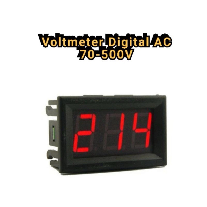 Jual VOLMETER DIGITAL AC tegangan 70v-500v ( keterangan lengkap ada di ...