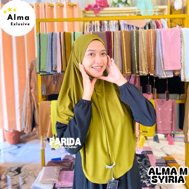 Jual KODE C84L ALMA Bergo Daily Alma NONPED size M hijab Daily alma ...