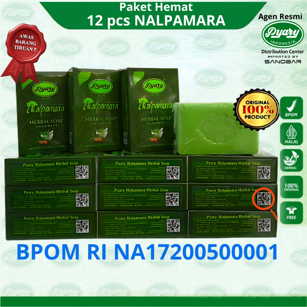 Jual 12 PCS SABUN ARAB PYARY NALPAMARA | ORIGINAL BY PT.SANOBAR GUNAJAYA | SABUN ARAB PYARY ...