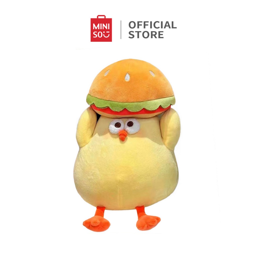 Jual Miniso x Dundun Collection Boneka Dundun Burger di Kepalaku Plush ...