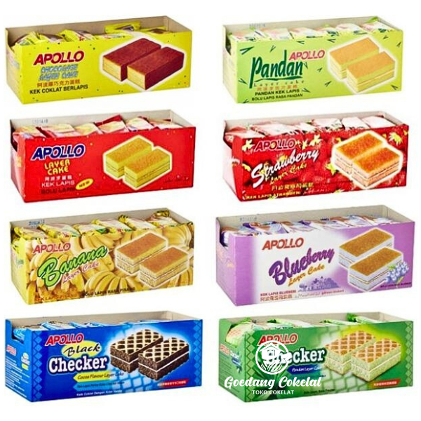 Jual Apollo Layer Cake Black Forest Checker Cocoa Bolu Lapis Rasa ...