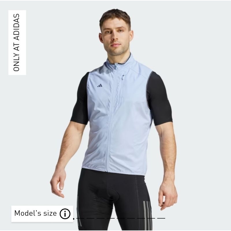 Jual ROMPI SEPEDA ORIGINAL ADIDAS WIND RDY CYCLING GILET VEST PRIA ...
