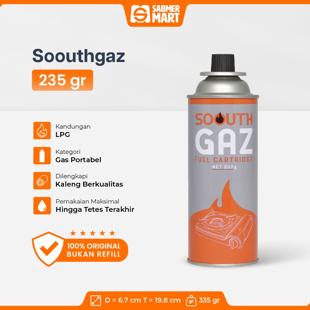 Jual Sooutgaz Gas Cartridge / Gas Kaleng 235 Gram | Shopee Indonesia