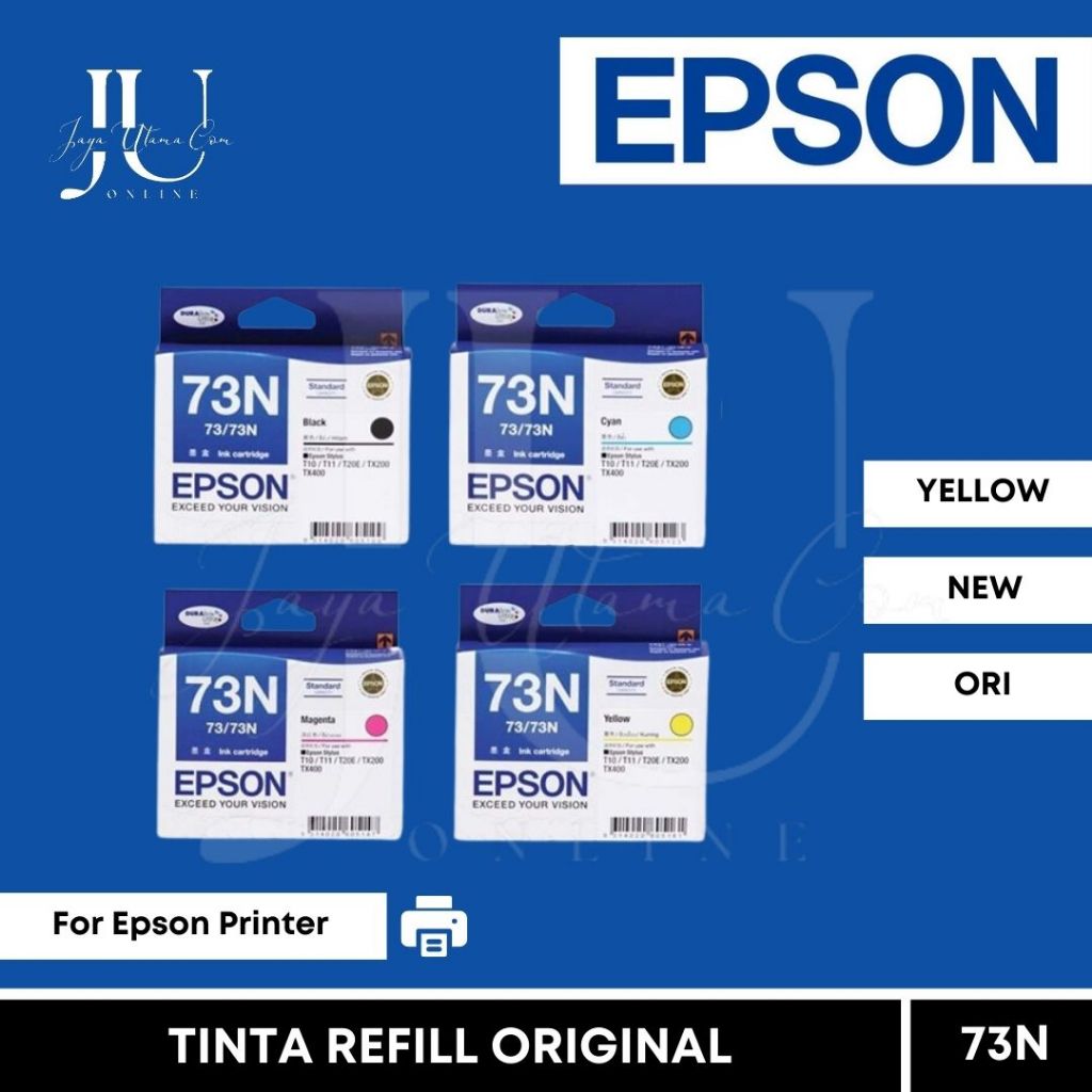 Jual TINTA EPSON 73N YELLOW ORIGINAL (EXP) | Shopee Indonesia