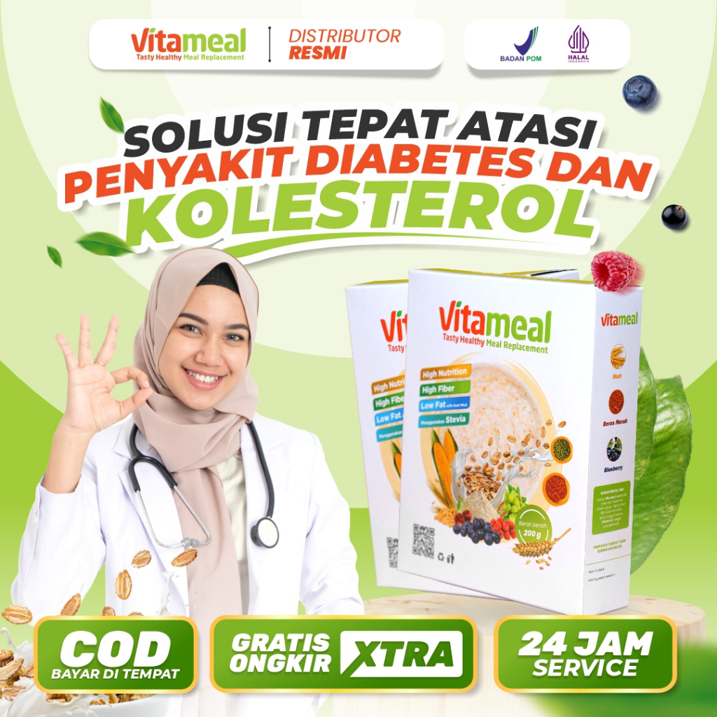 Jual Vitameal - Paket Sehat Sereal Bernutrisi Untuk Atasi Masalah ...