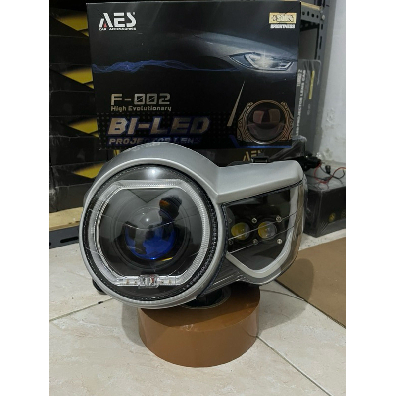 Jual Lampu depan Tiger pece set Biled 3inch AES F002 set D2 laser ...