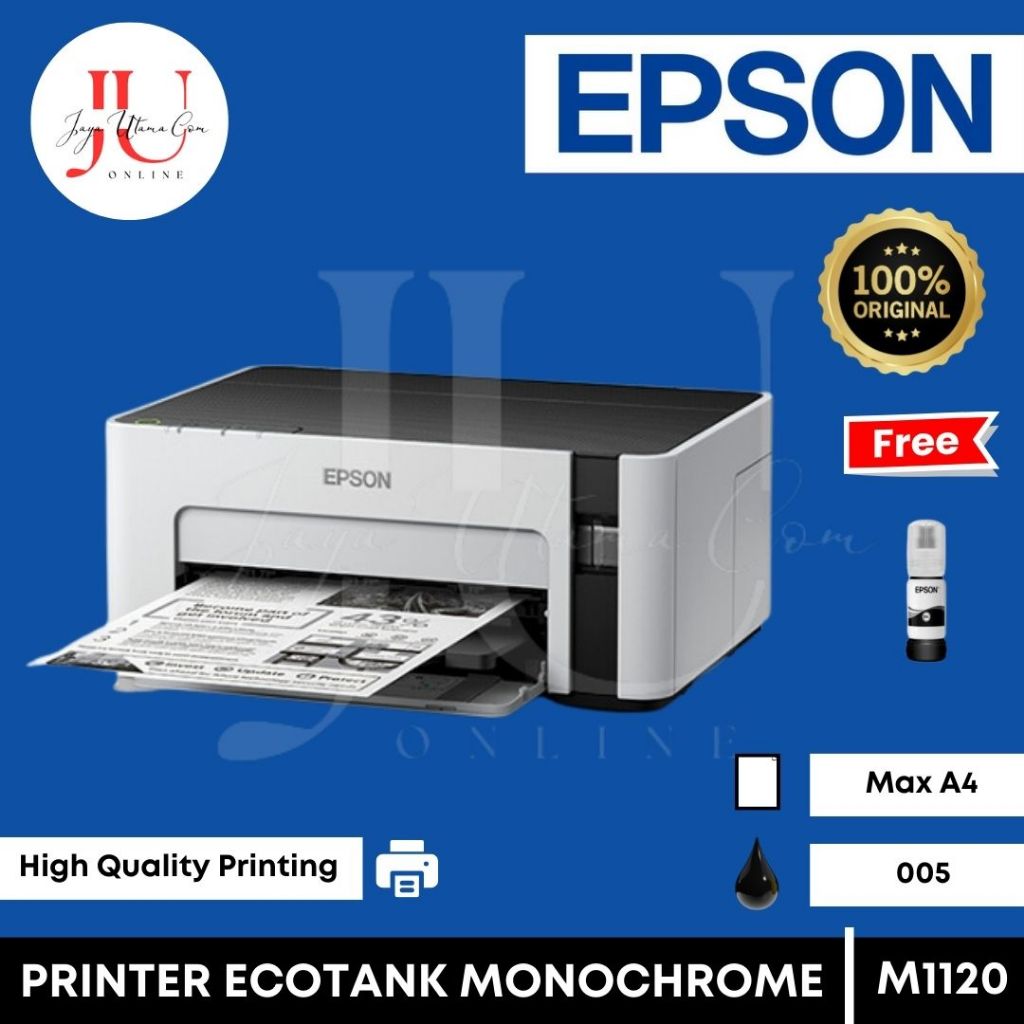 Jual Printer Epson EcoTank Monochrome M1120 Wi-Fi Ink Tank Printer ...