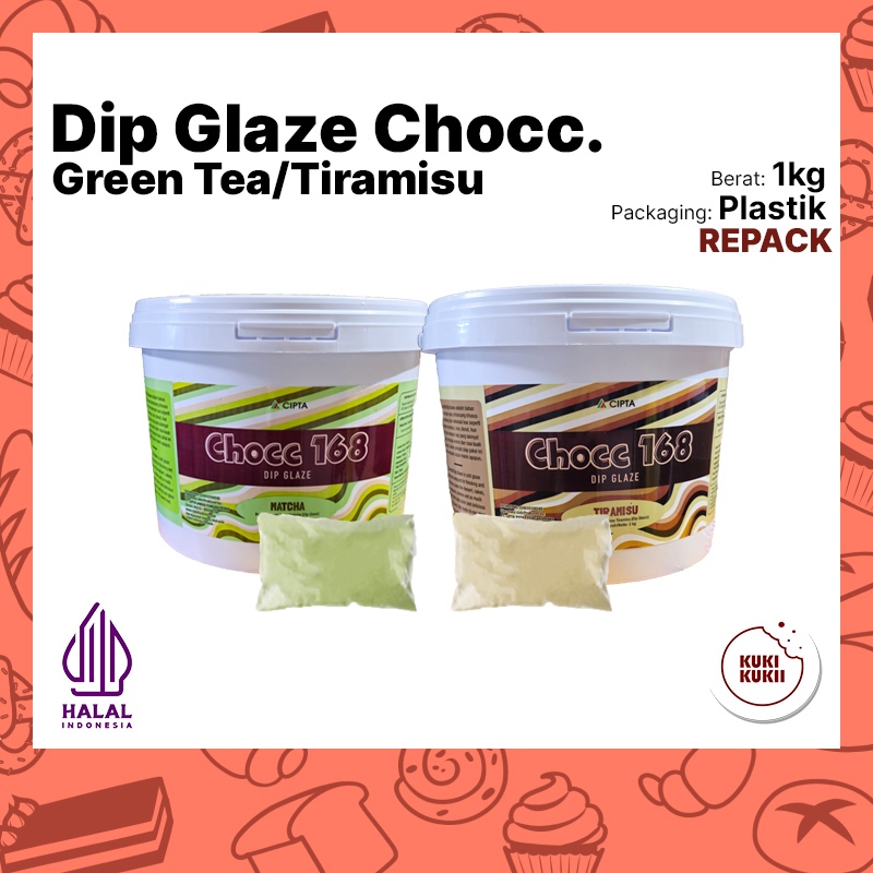 Jual Dip Glaze Chocc 168 1kg REPACK | Topping Donat Dip Glaze Murah ...