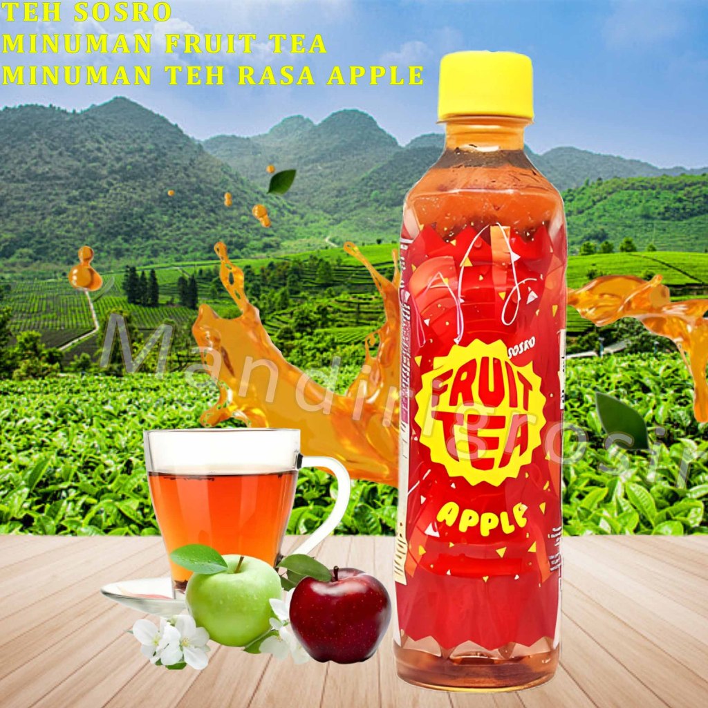 Jual Minuman Teh Kemasan Botol * Fruit Tea Sosro * Teh Rasa Apple ...