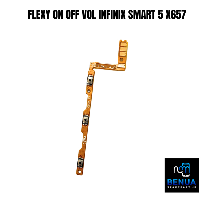 Jual FLEXY ON OFF VOL INFINIX SMART 5 X657 TOMBOL VOLUME POWER FLEXYBLE FLEXIBEL | Shopee Indonesia