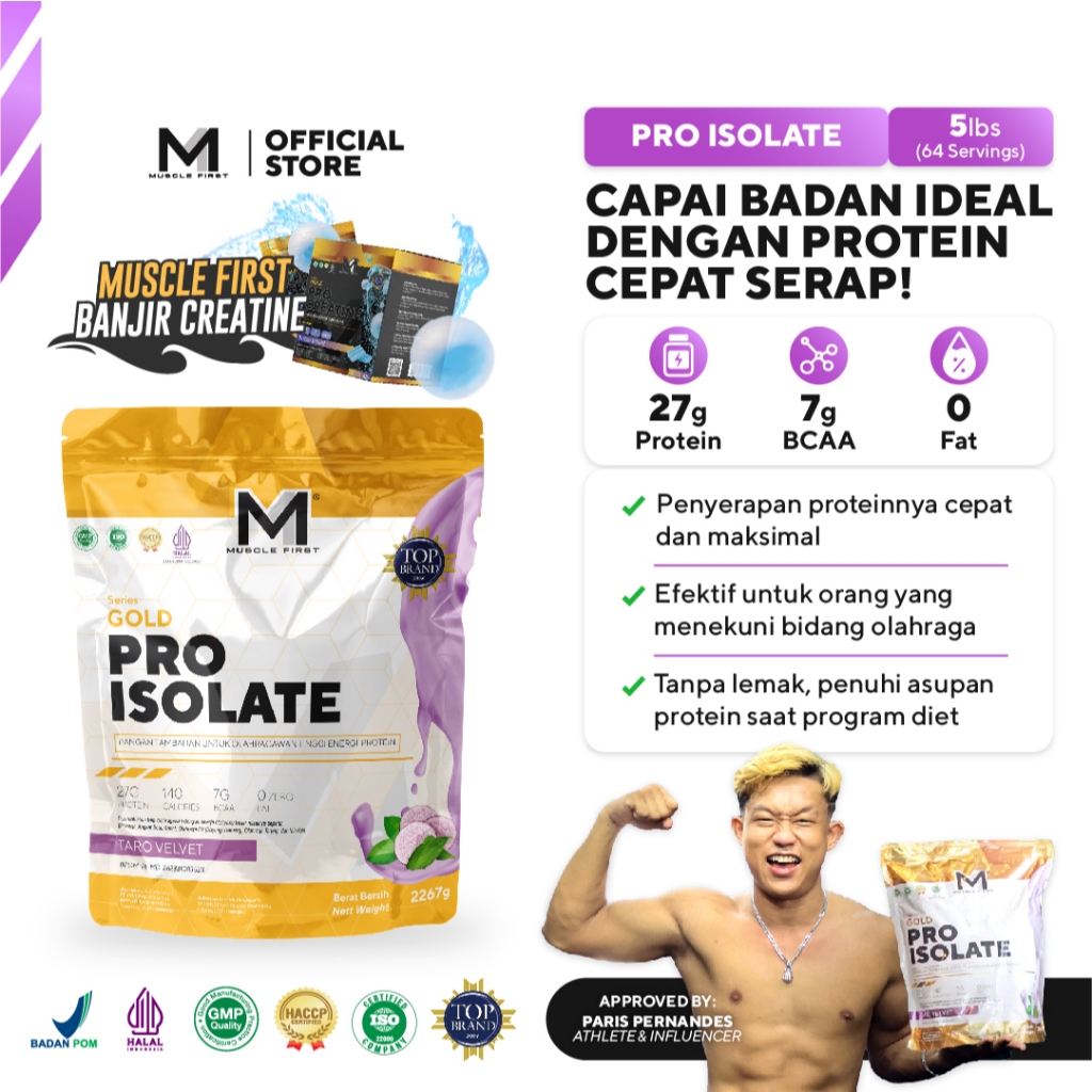 Jual MUSCLE FIRST Pro Isolate 5lbs/2267gr - Whey Protein Suplemen ...