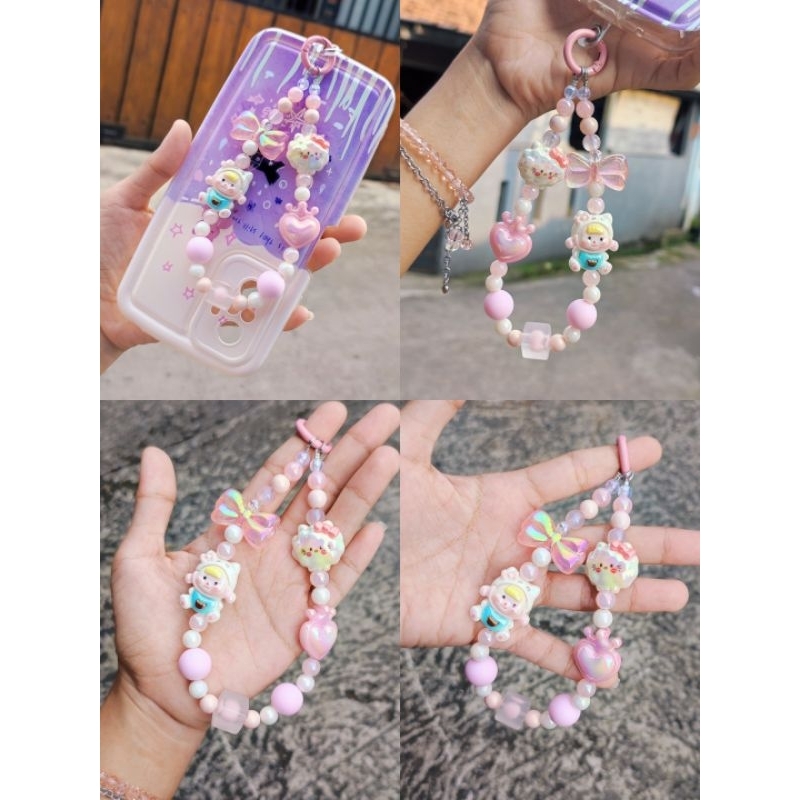 Jual Phone Strap Hello Kitty / Strap Phone Baby Pink / Gantungan HP ...