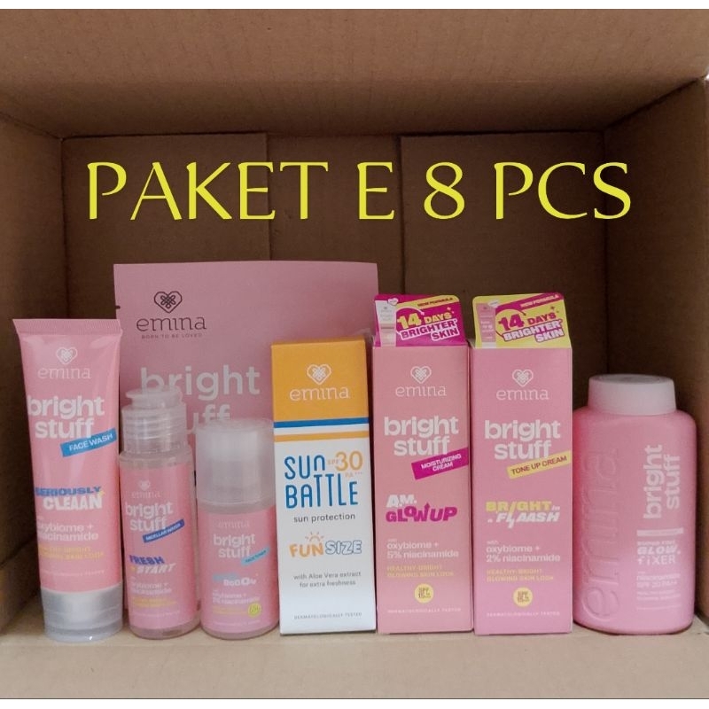 Jual Bisa COD Paket Emina 1 Satu Paket Series Lengkap Komplit Ekonomis ...