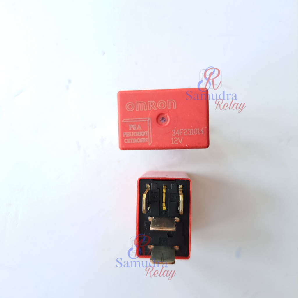Jual Relay Merah Omron Kaki 5 Peugeot Citroen 34F231014 9807972380 (ORI ...
