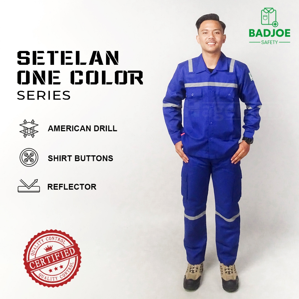 Jual Wearpack Safety Setelan / Baju Wearpack Setelan Warna Biru Benhur ...