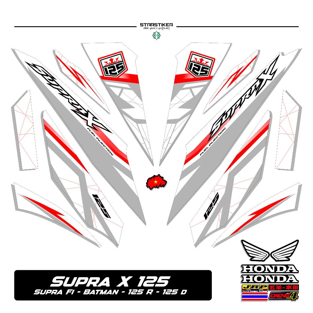 Jual Striping Supra X 125 Motif X29 /Supra X 125 Batman/Decal Supra X ...