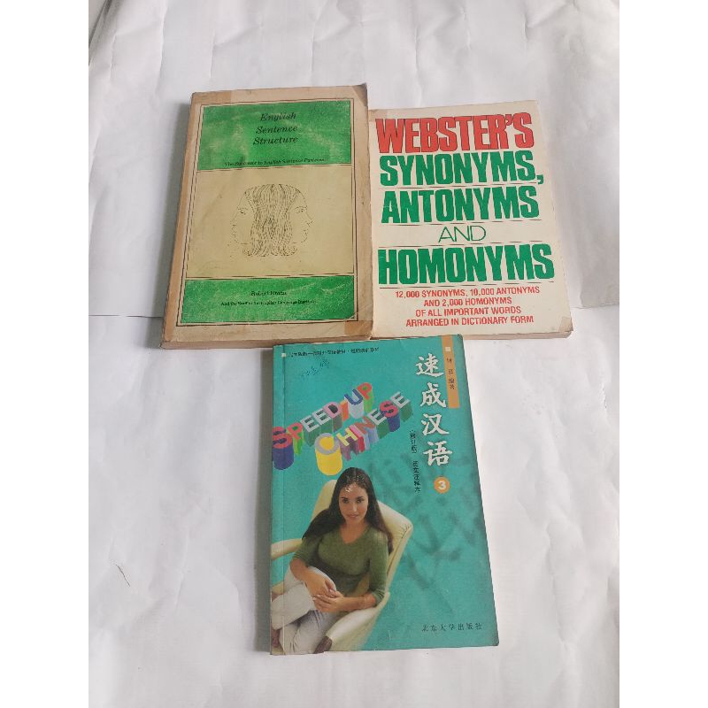 Jual ENGLISH SENTENCE STRUCTURE, WEBSTERS SYNONYMS, ANTONYMS AND ...