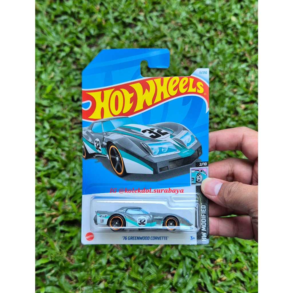 Jual Hot Wheels 76 Greenwood Corvette grey original | Shopee Indonesia