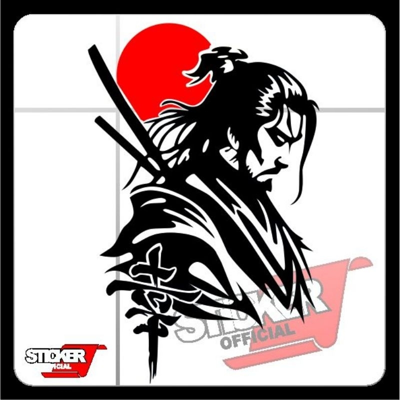 Jual sticker samurai, sticker assassin new | Shopee Indonesia