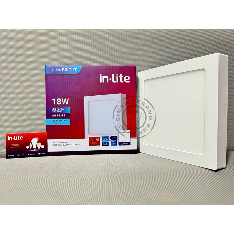 Jual LAMPU DOWNLIGHT PANEL LED INLITE OUTBOW 18W 18 WATT KOTAK ...
