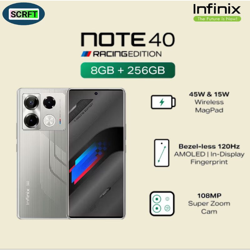 Jual Infinix Note 40 Racing Edition 8/256GB Garansi Resmi | Shopee ...