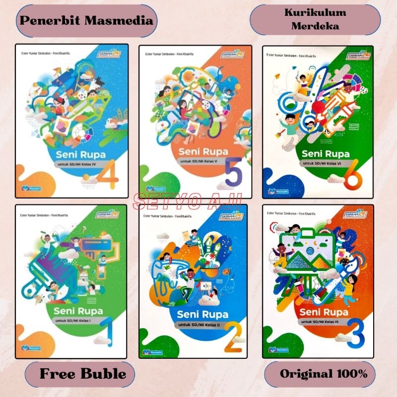 Jual Seni Rupa Untuk SD/Mi Kelas 1 2 3 4 5 6 Kurikulum Merdeka Penerbit Masmedia | Shopee Indonesia