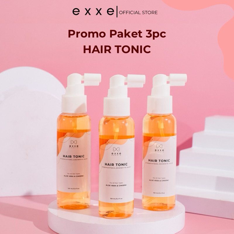 Jual 3pc Hair Tonic exxe 100ml | Shopee Indonesia