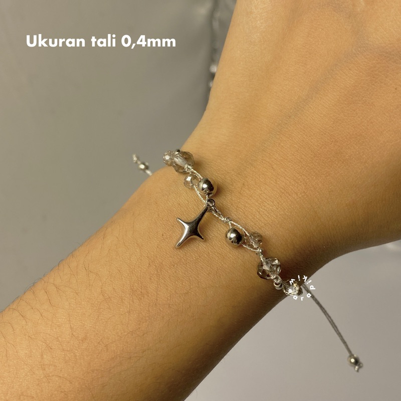 Jual APIK - Gelang Tali Serut Bandul Y2K / Gelang Tali Charm Aesthetic ...