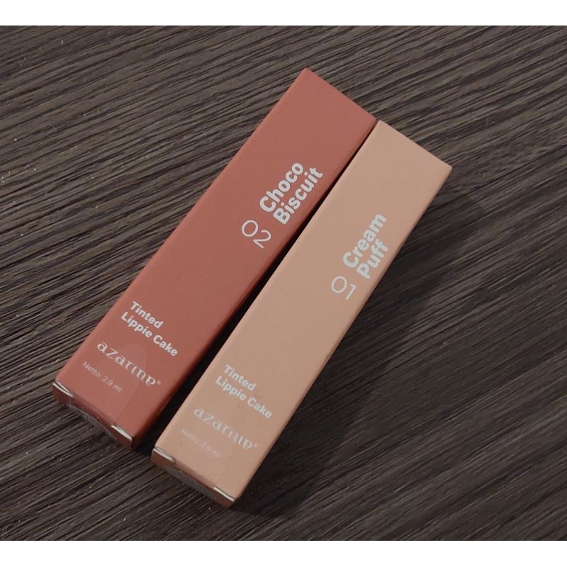 Jual Azarine Tinted Lippie Cake 01 Cream Puff 02 Choco Biscuit | Shopee ...
