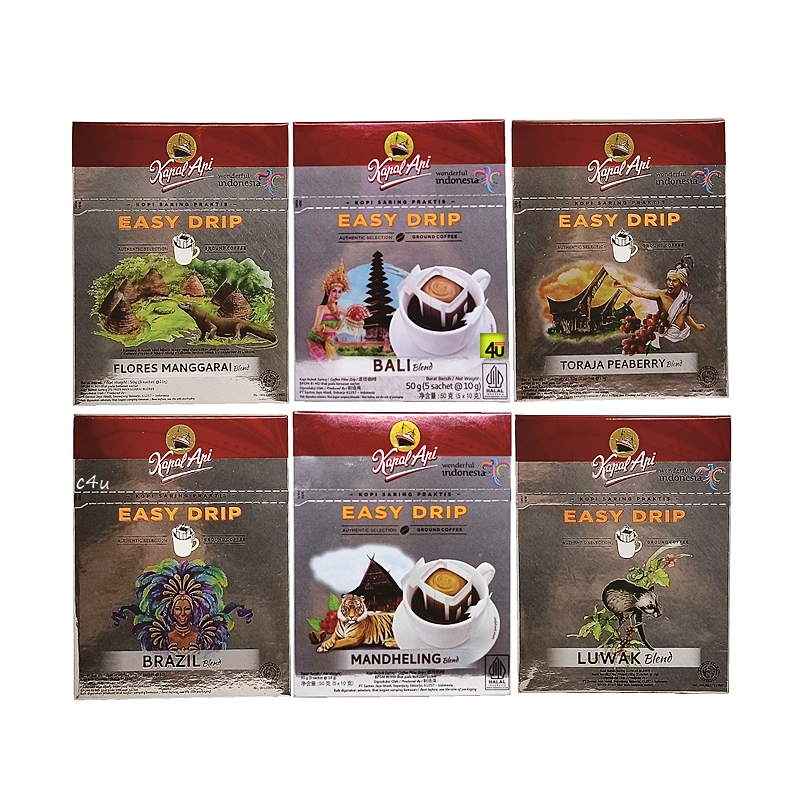 Jual Kapal Api EASY DRIP - Kopi Saring - BOX isi 5 sachet | Shopee ...